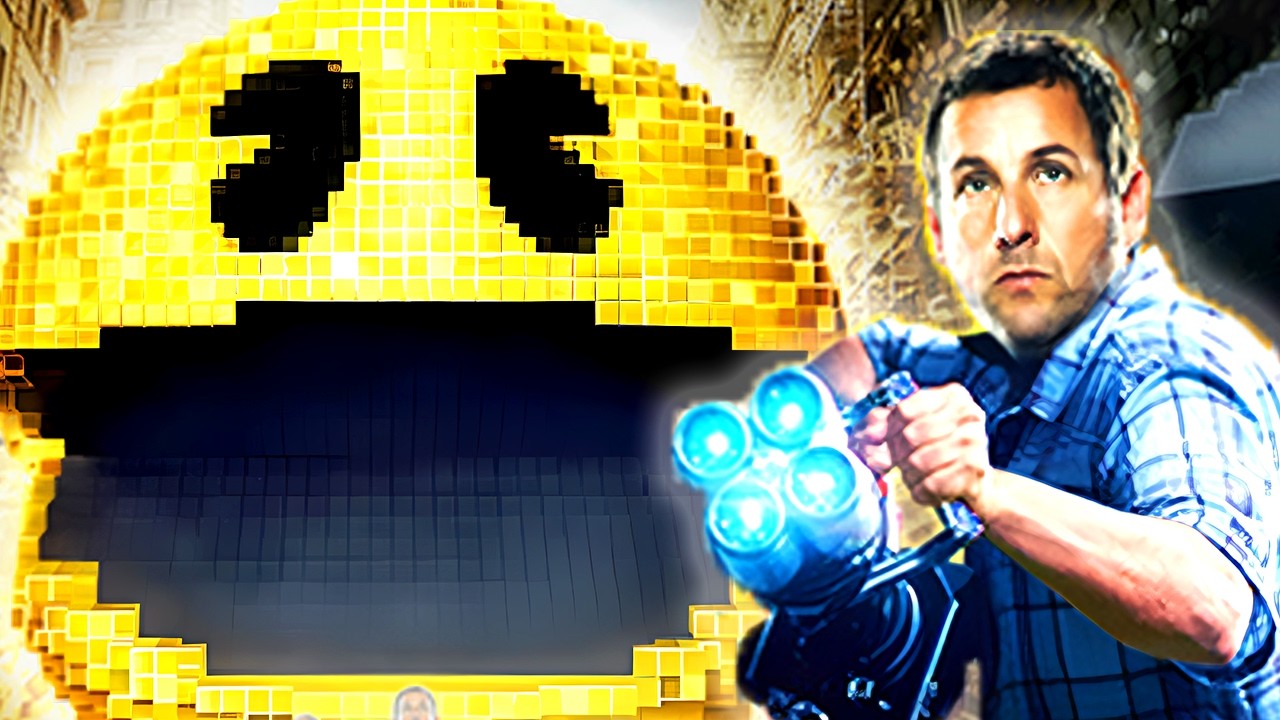 Adam Sandler's Pixels is STUPIDLY FUNNY... - YouTube