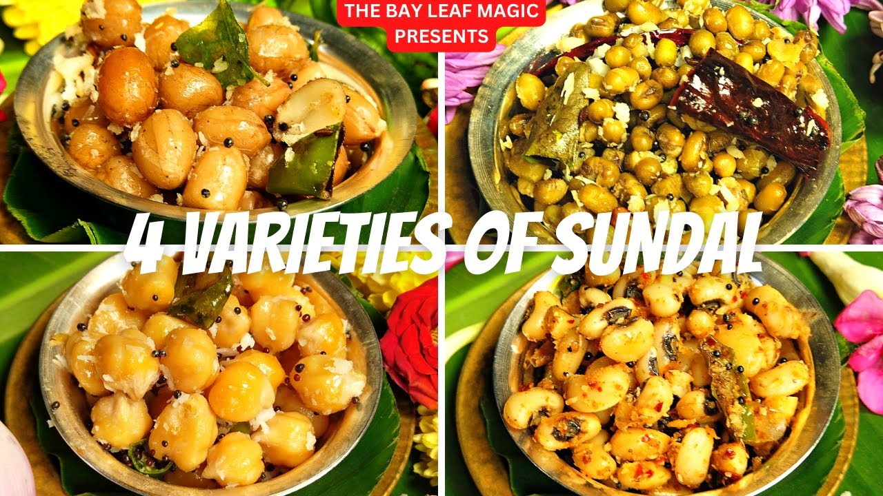 4 Varieties of sundal | 4 வகை சுண்டல் | Compilation Series - YouTube