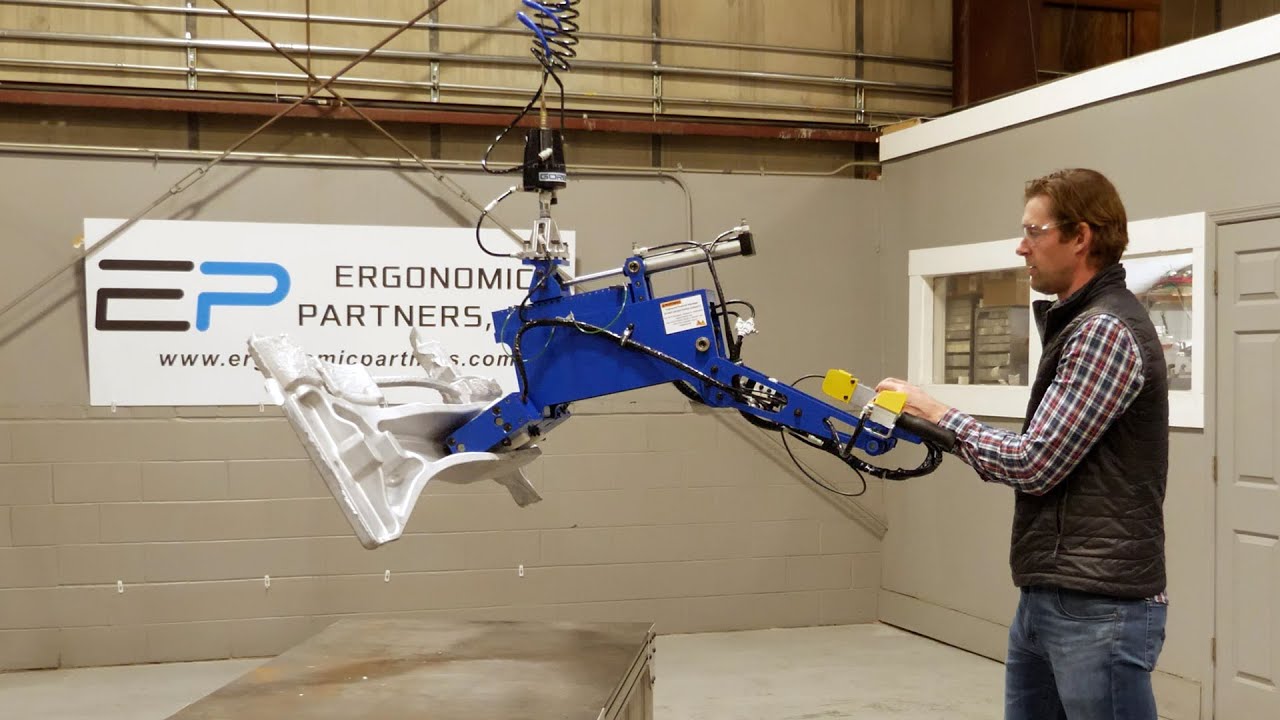 Automotive Part Lifting for CNC Loading - YouTube
