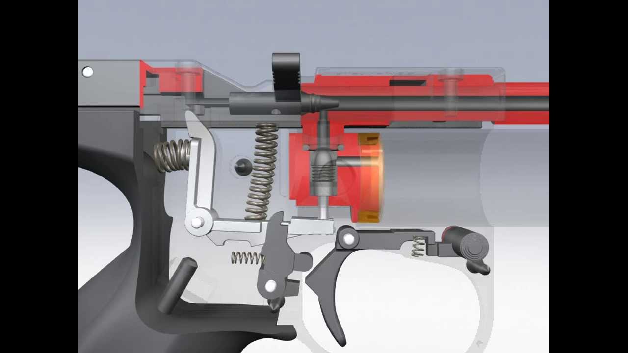 Bruni (BBM) Leslie air pistol in SolidWorks - YouTube