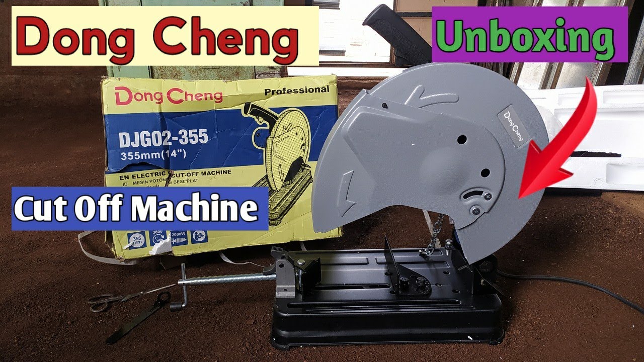 Dong Cheng - Cut Off Machine Unboxing - YouTube