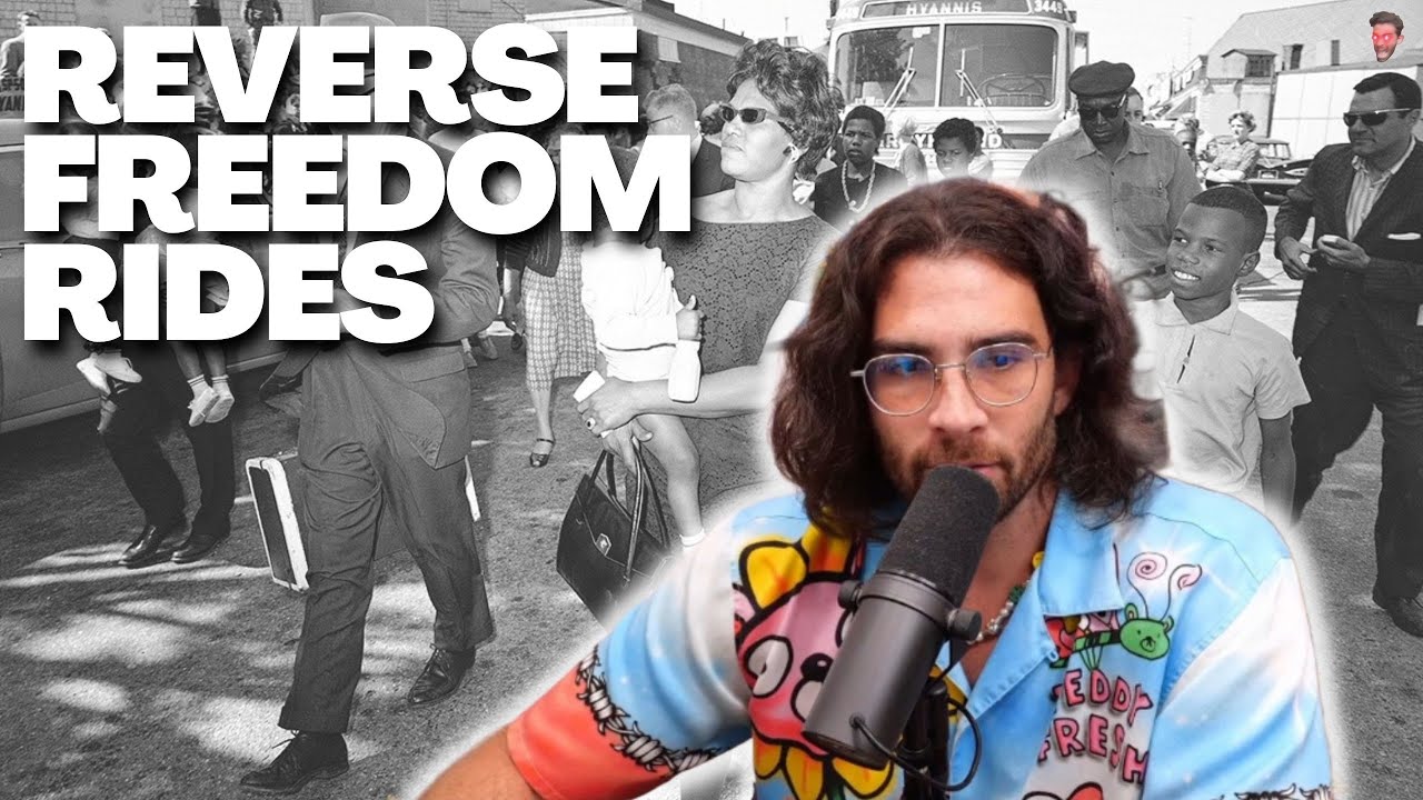 HasanAbi explains "Reverse Freedom Rides" and USA's history of shipping ...