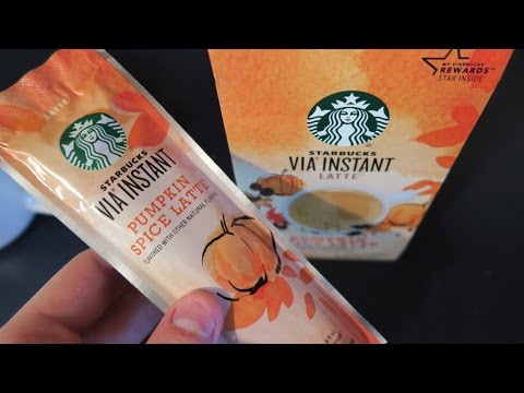 Starbucks Via Ready Brew Pumpkin Spice Latte Single Serve Packets ...