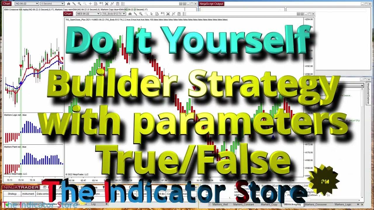 How To Build A Strategy With Bool Input Parameters Youtube