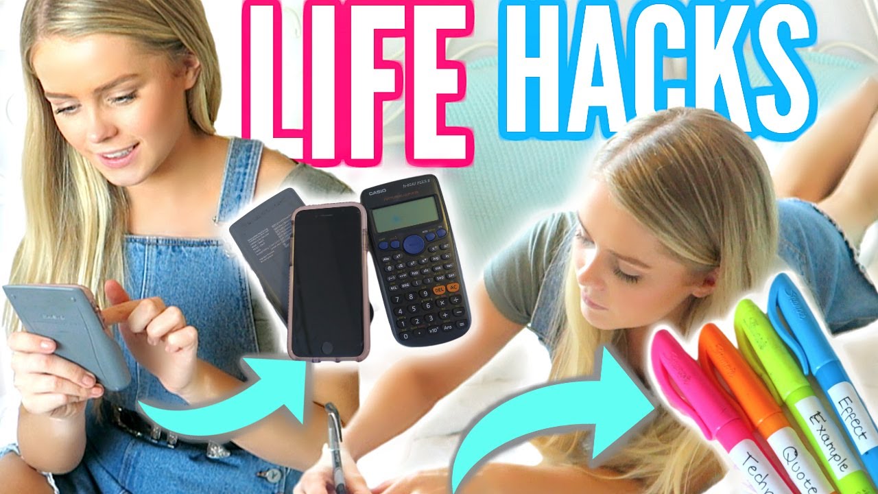 10 LIFE HACKS FOR BACK TO SCHOOL! - YouTube
