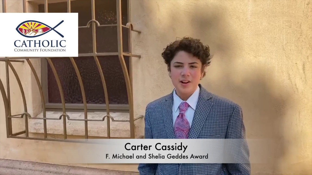 2020 Christian Service Award Recipient - Carter Cassidy - YouTube