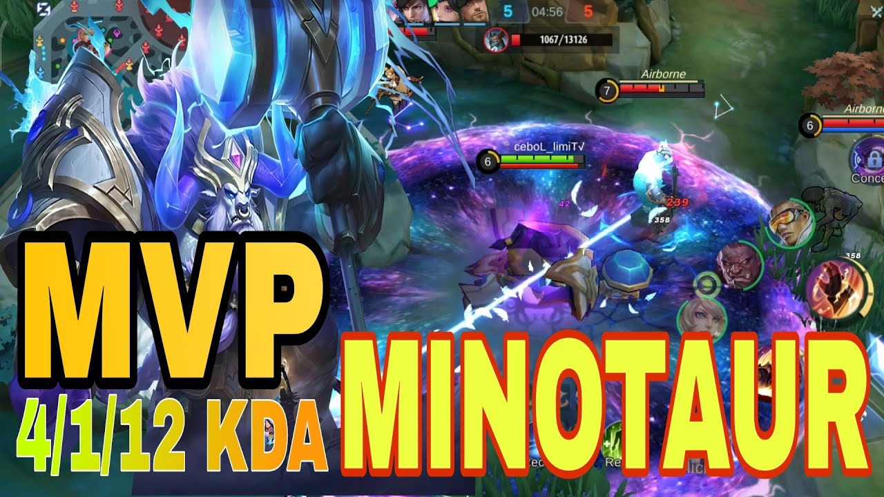 MINOTAUR || MVP BEST GAMEPLAY || [ Best Build Minotaur 2022 ] #minotaur ...