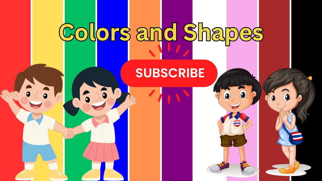 Best learn colors video | learn shapes in colors | Colors and shapes ...