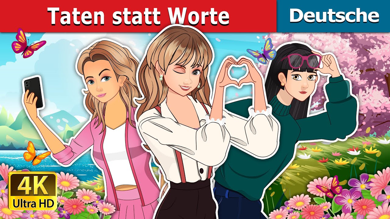 Taten statt Worte | Actions over Words in German | Deutsche Märchen ...