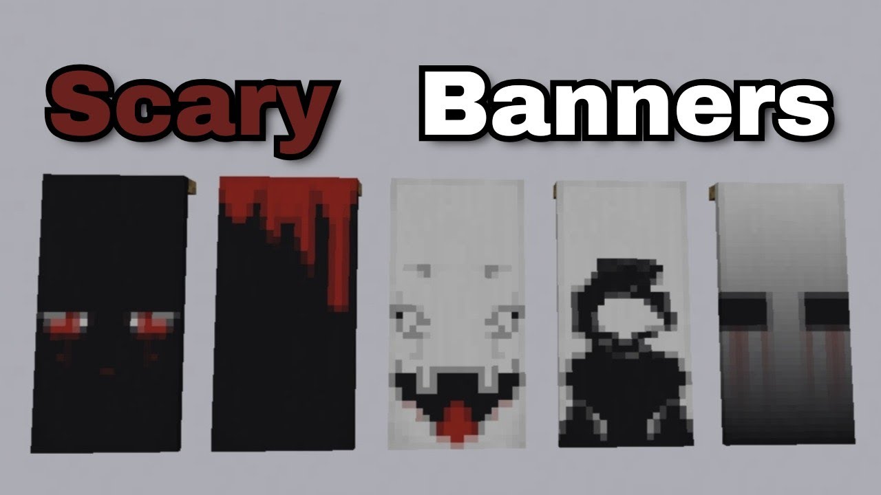 5 Scary Banner Designs - Minecraft - YouTube