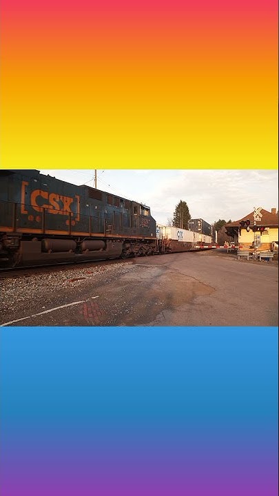 CSX #3124 ES44AH #DPU - YouTube