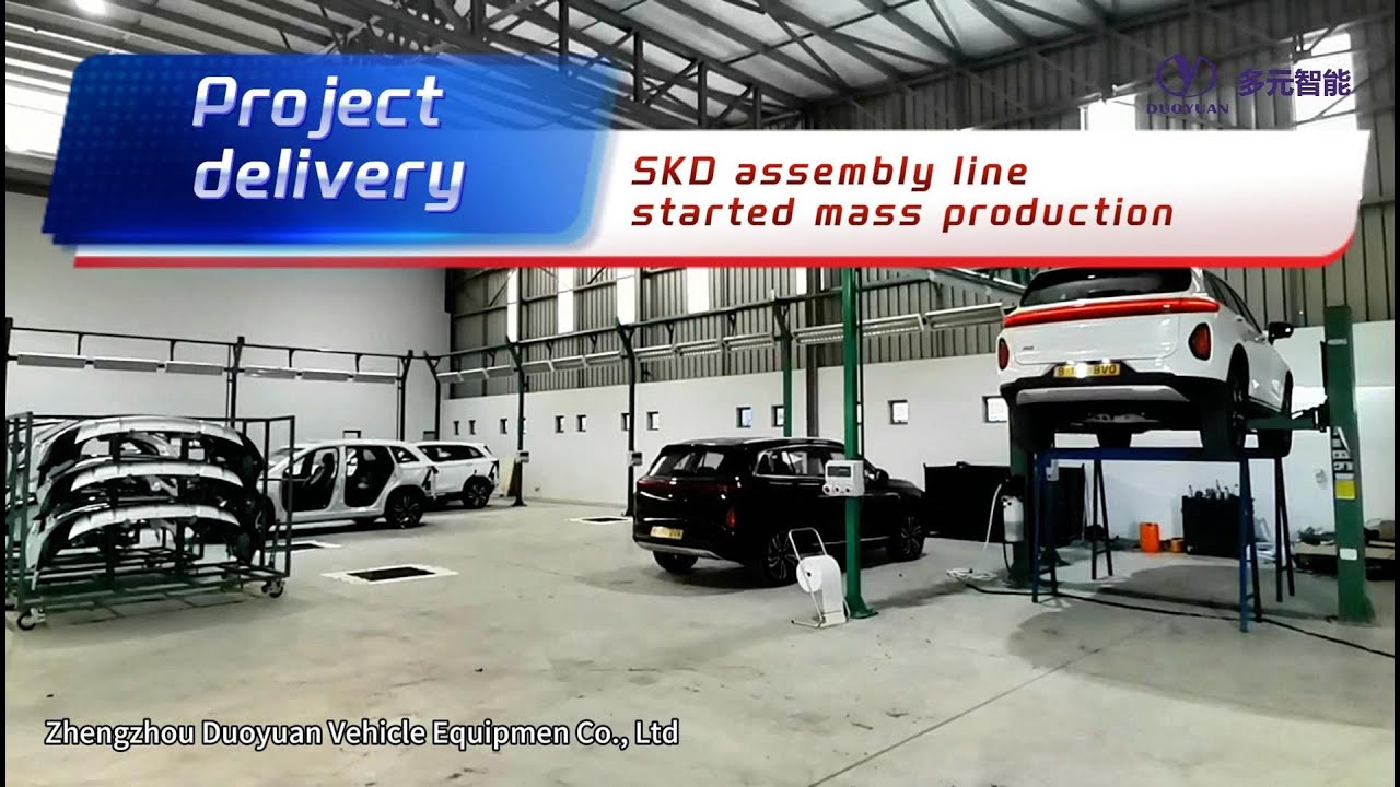 Project Delivery---SKD assembly line project started mass production. # ...