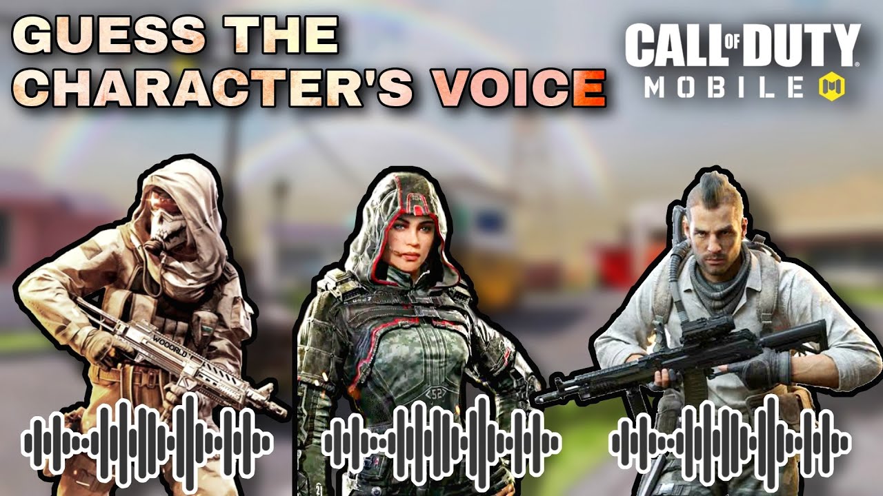Guess The Character's Voice In Call Of Duty Mobile | CODM Ultimate Quiz ...