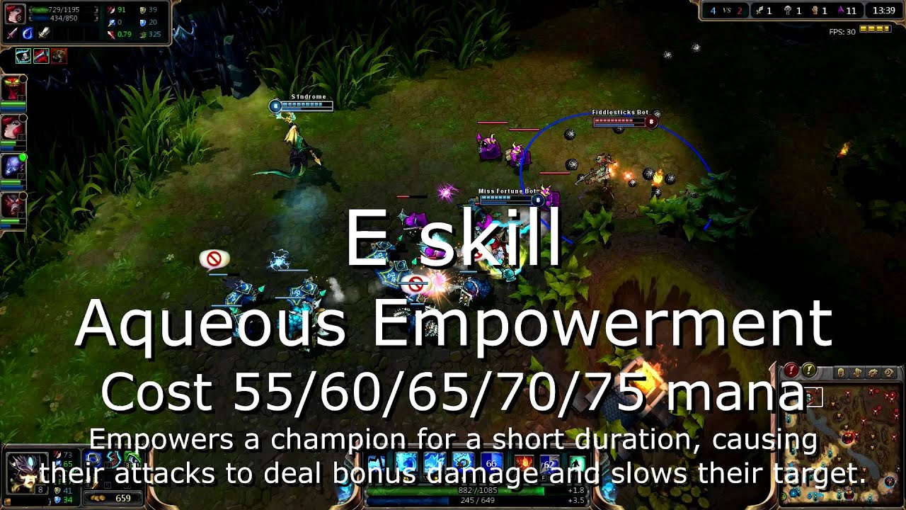 Nami Champion Spotlight - League Of Legends Ability and Animation ...