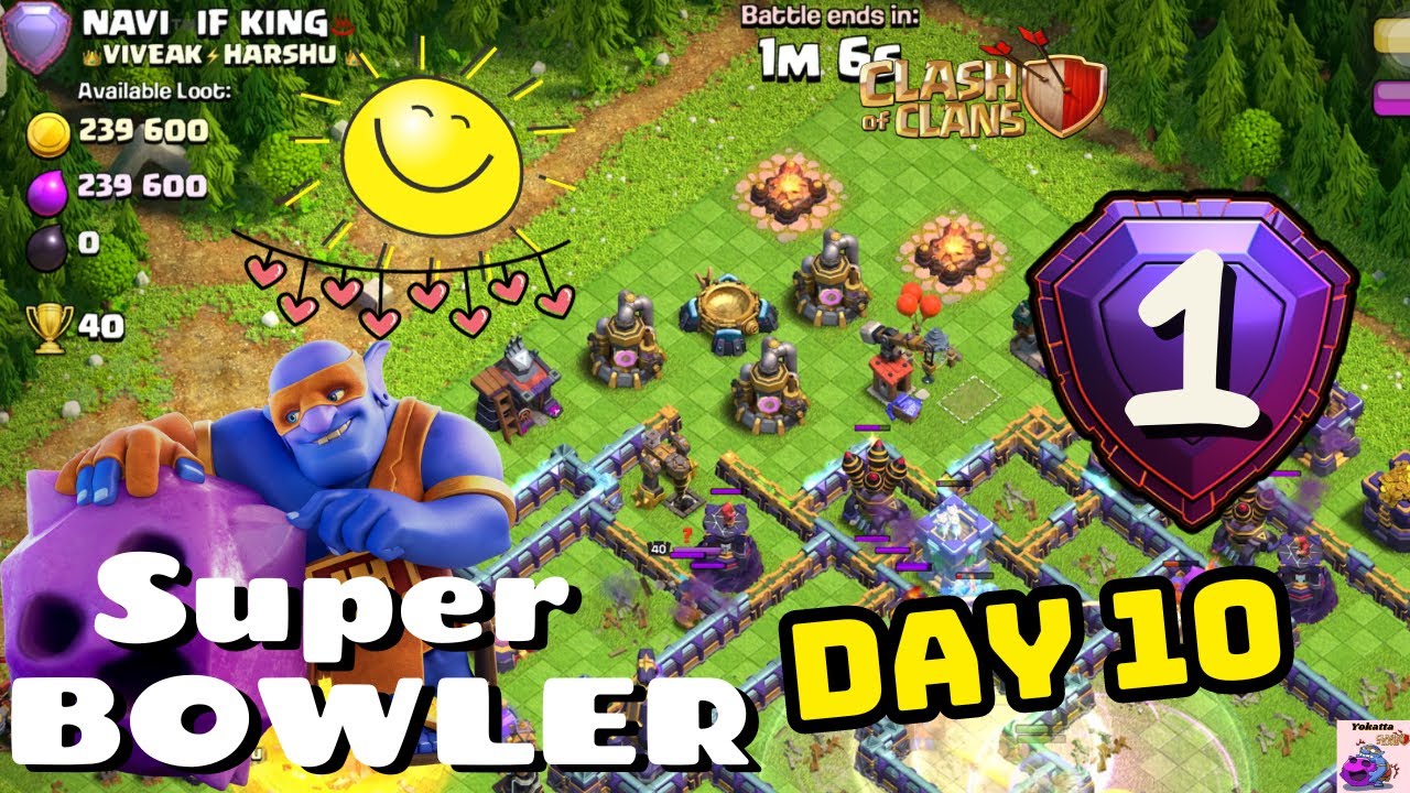 Super Bowler Smash ATTACKS | Try hard push legend SS10 | Day 10 - YouTube