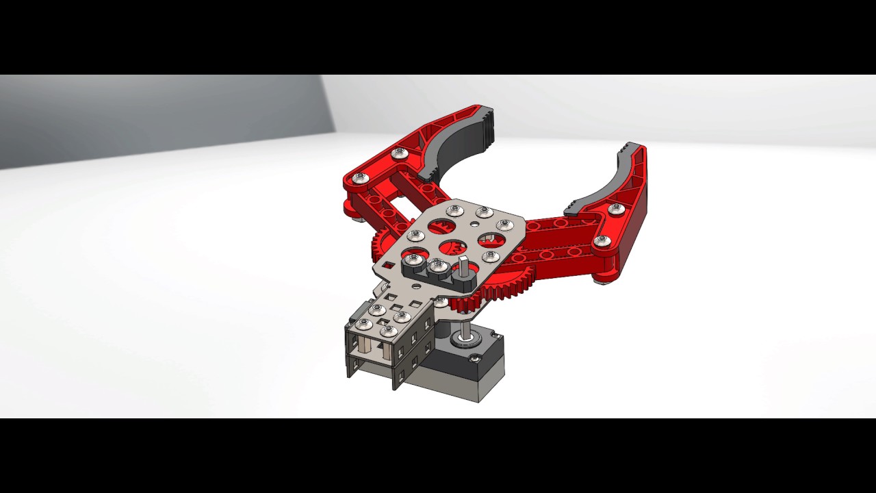 Vex Robot Gripper Simulation 2 - YouTube