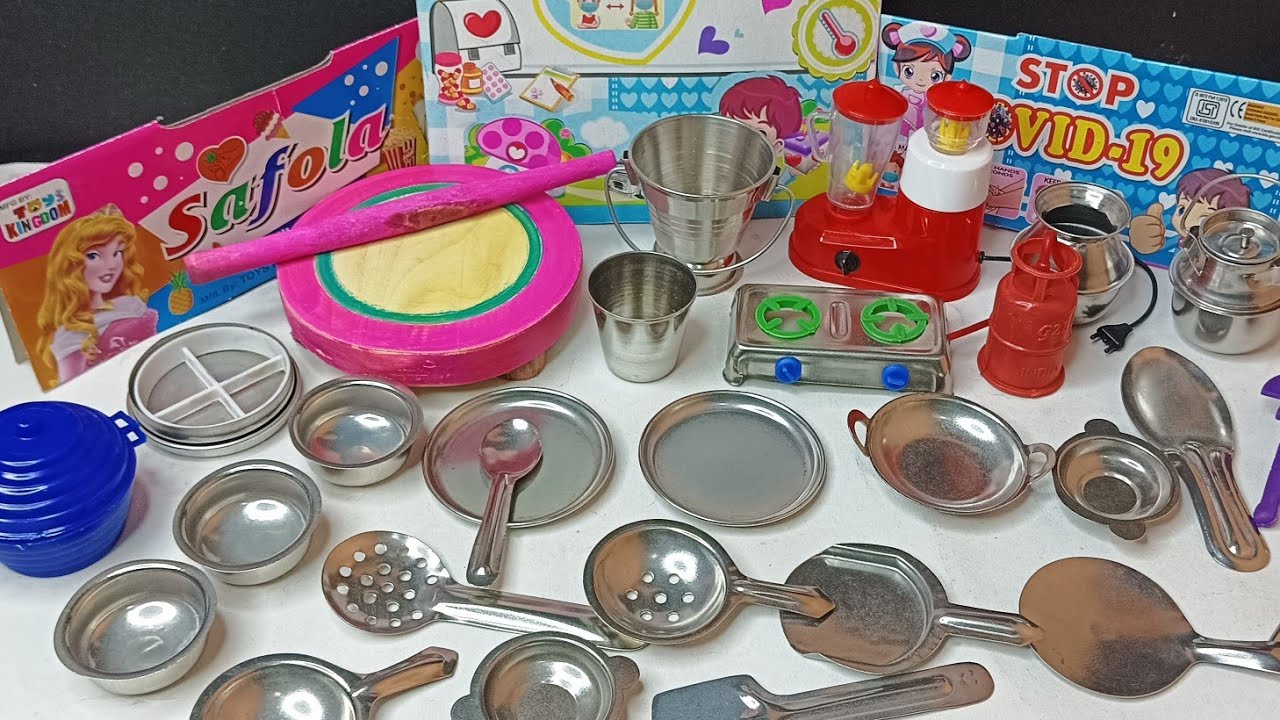 Play with Amazing mini kitchen set @MINI CLAY |@Dolliyon - YouTube