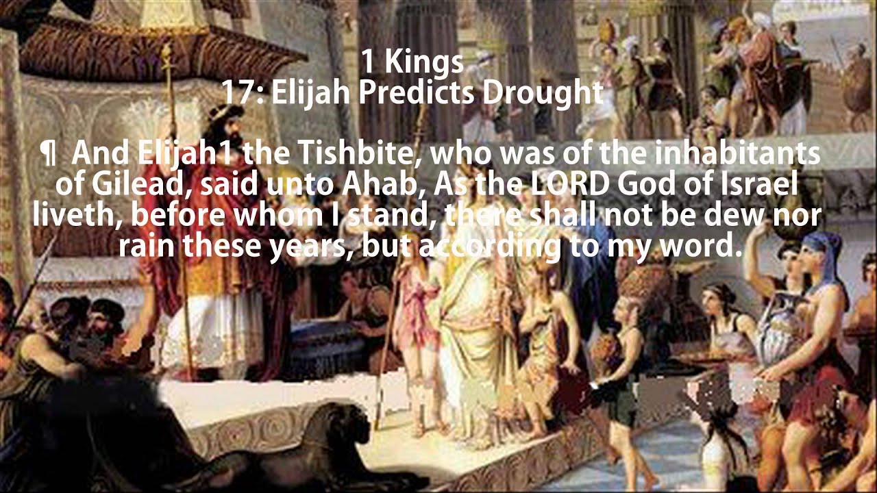1 Kings 17: Elijah Predicts Drought - YouTube