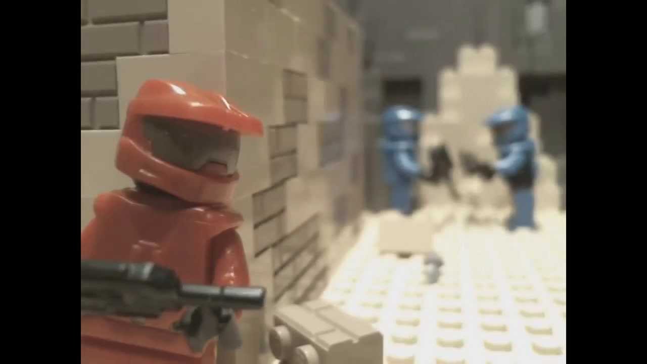 Lego Halo Red vs Blue 2 - YouTube