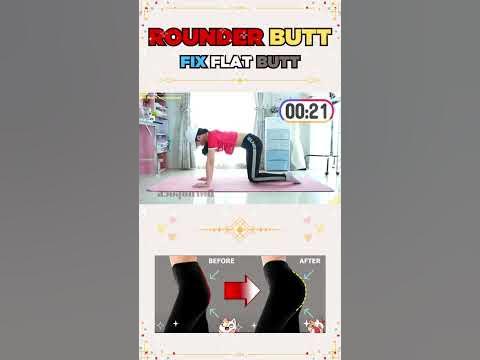 🔥ROUNDER BUTT EXERCISE FOR BEGINNER | Change Flat bum to a rounder bum, Lift buttocks - YouTube