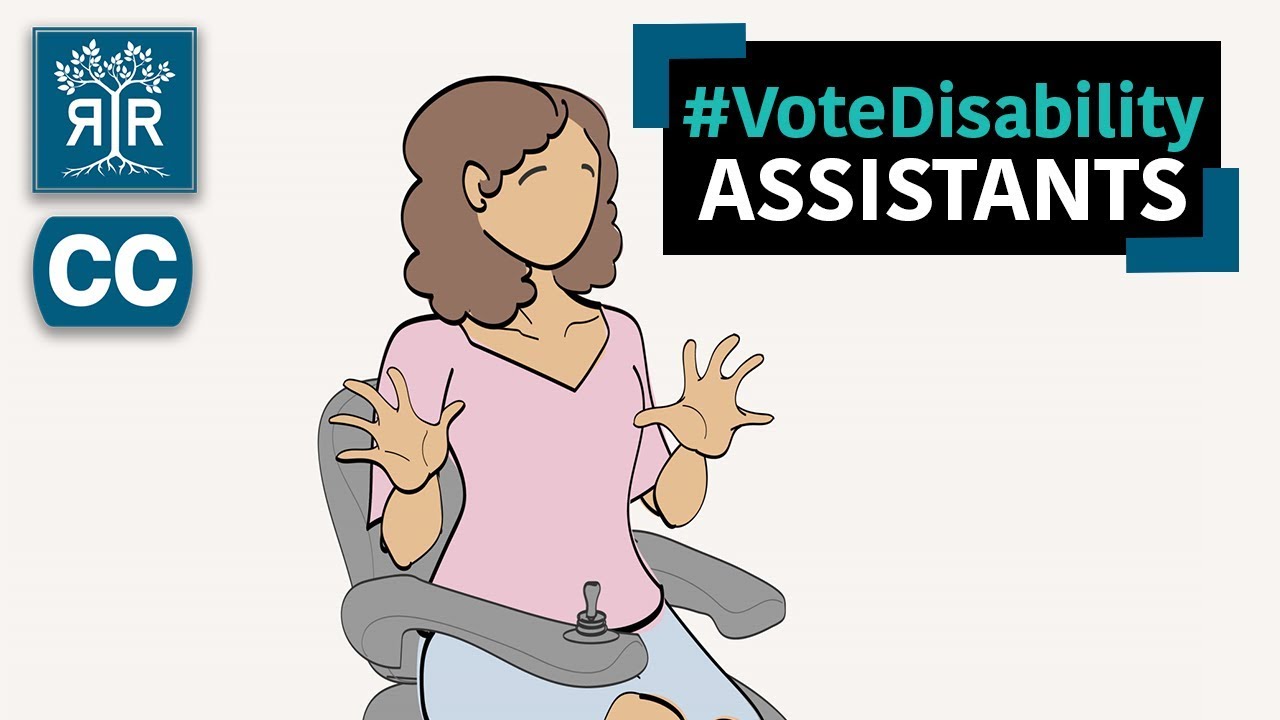 People with assistants have equal voting rights - YouTube
