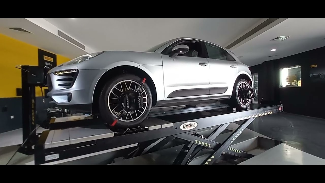 porsche Macan Wheel Alignment - YouTube