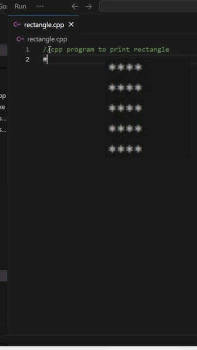 Cpp Program To Print Rectangle Pattern Shorts Cplusplusprogramming Patternprogram