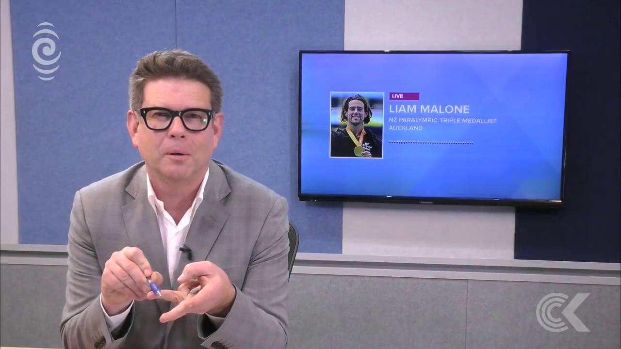Liam Malone arrives home with Paralympics team - YouTube
