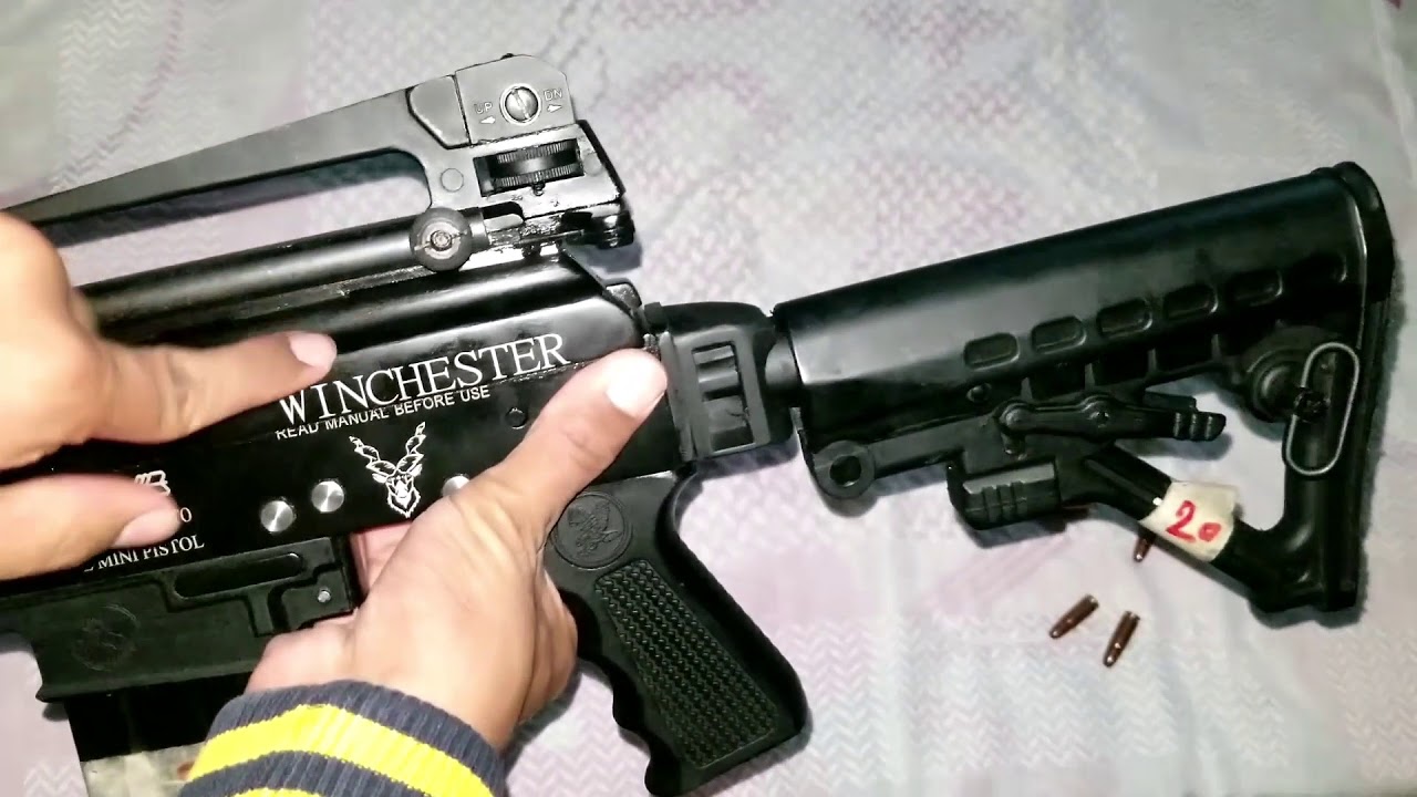 30 BORE M4 shaped || review || copy || price in pakistan - YouTube