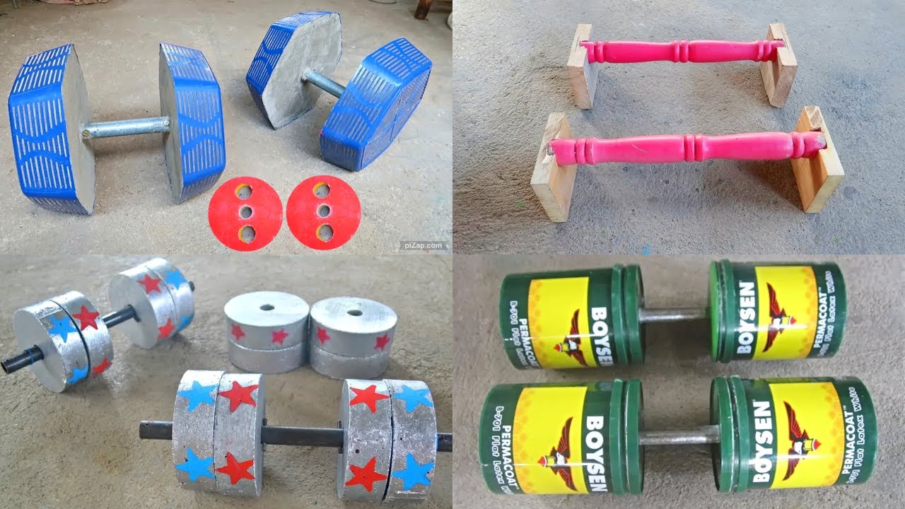 How i Made my Dumbbell at Home - YouTube