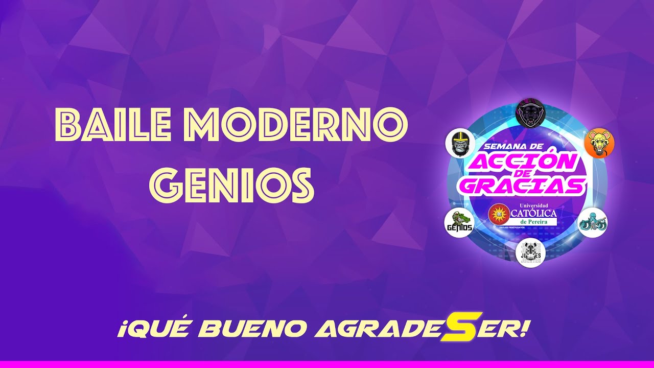 Baile Moderno - Genios - YouTube