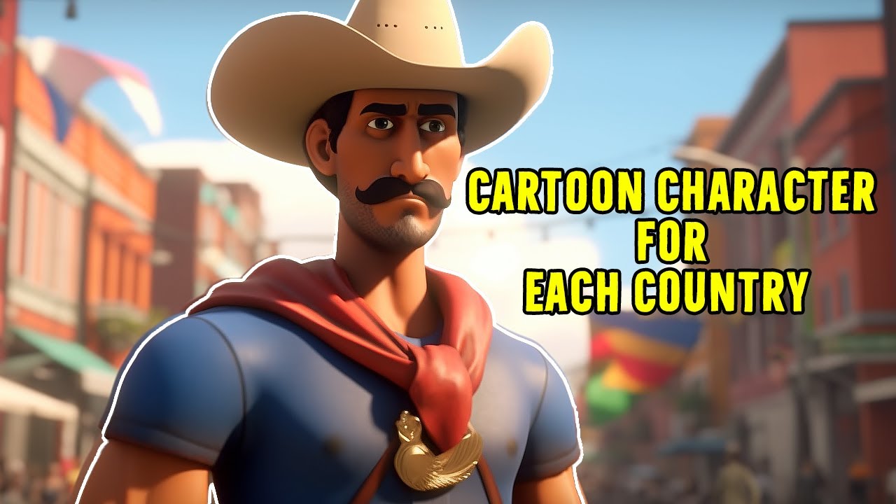 Asking AI To Create A Cartoon Character For Each Country - YouTube