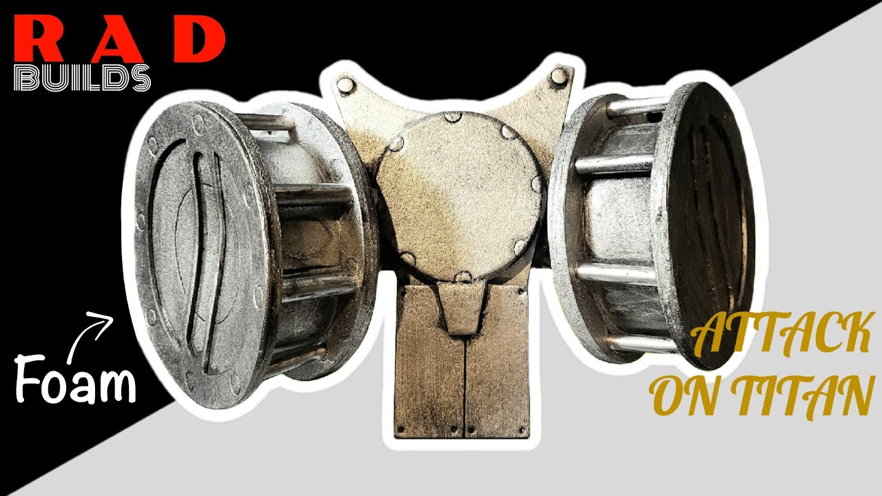 RAD Builds: Part 3 of the ODM Gear from Attack on Titan (DIY) - YouTube