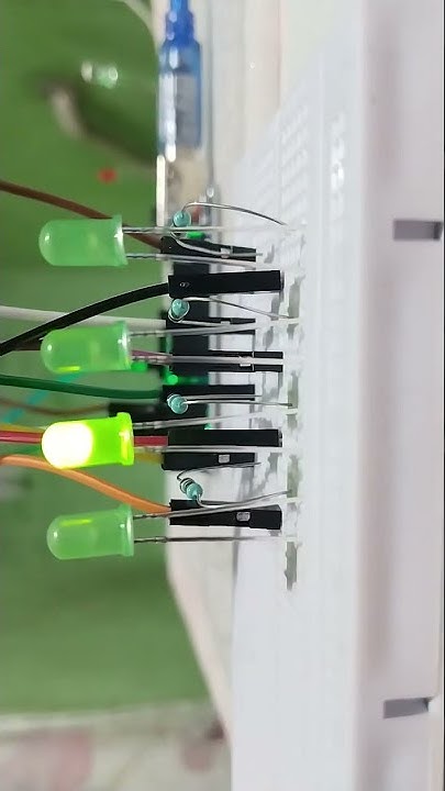 ARDUINO LED (decimal to binary of 1 to 10); - YouTube