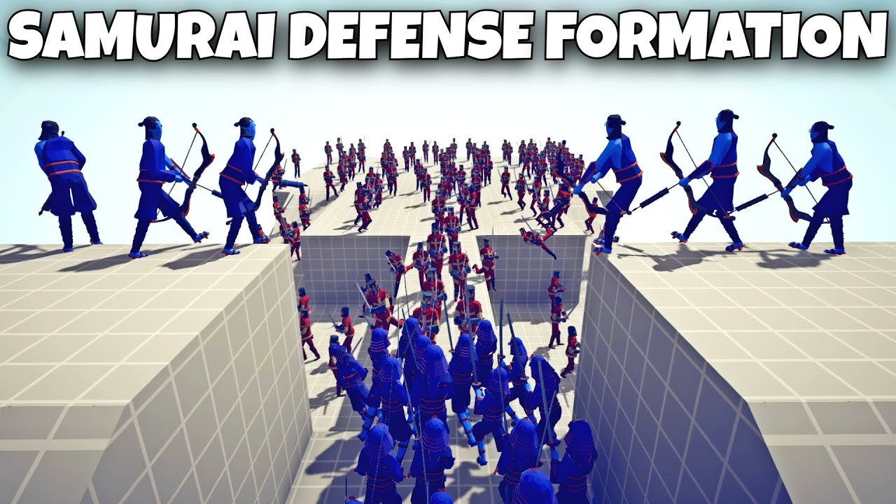 SAMURAI DEFENSE FORMATION vs EVERY UNIT - Totally Accurate Battle ...
