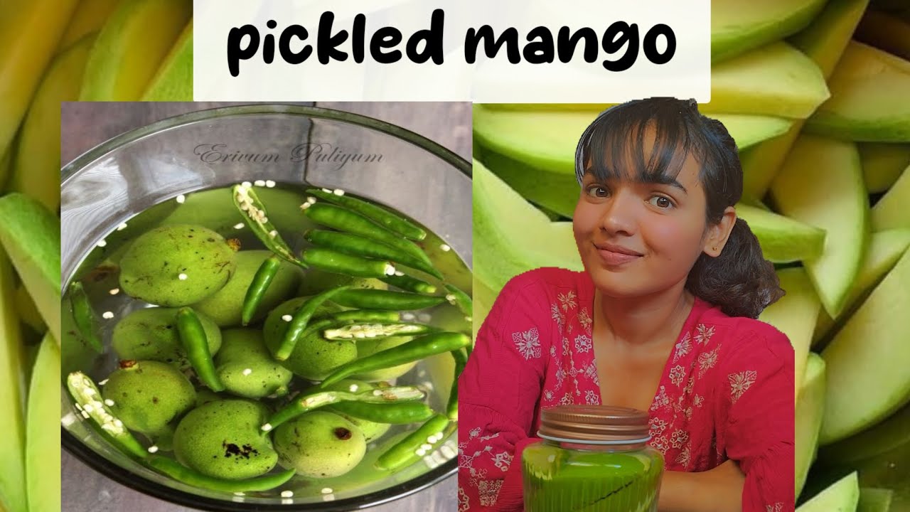 Uppilitta Manga / mavinakayi neer uppinakayi / pickled mango in kannada ...
