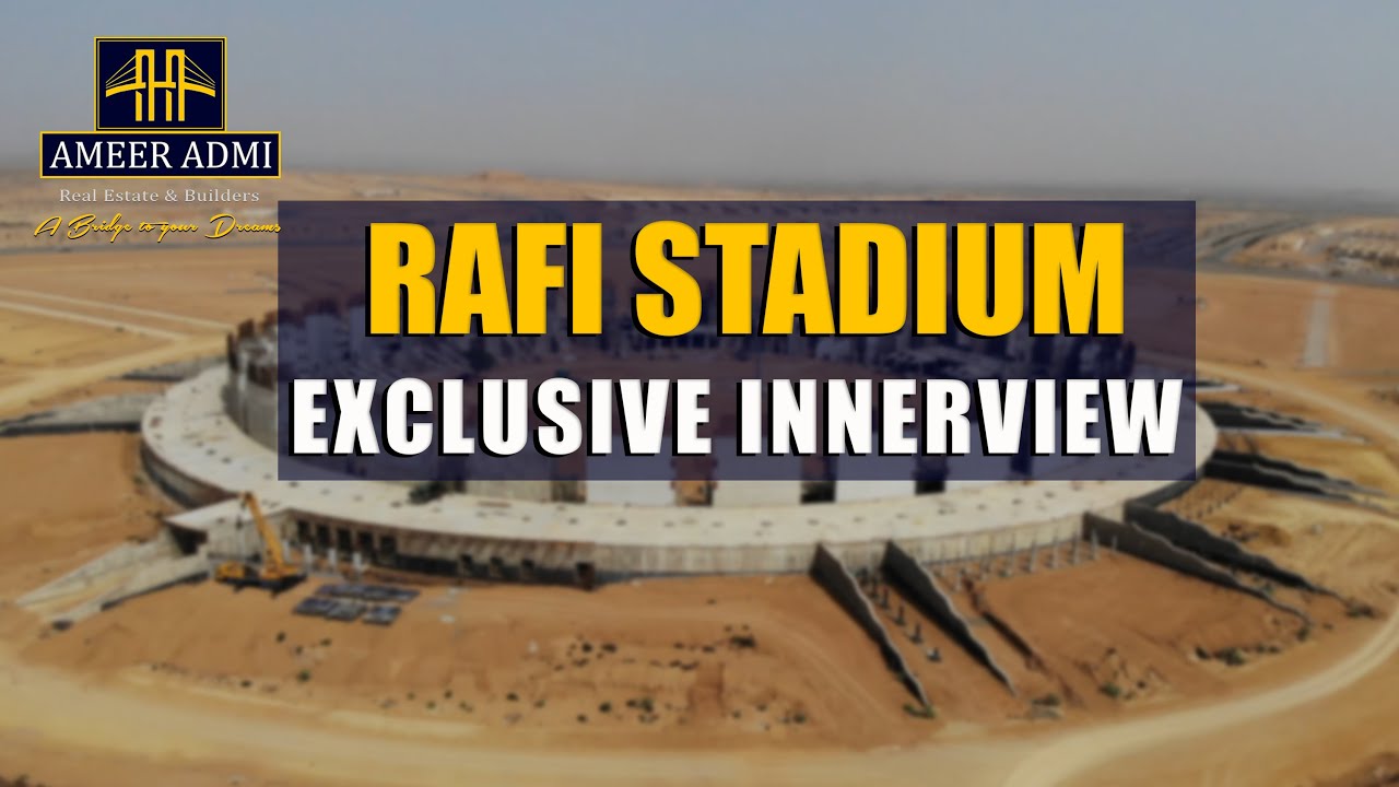 Rafi Cricket Stadium Exclusive Interview | Bahria Town Karachi | Ameer ...