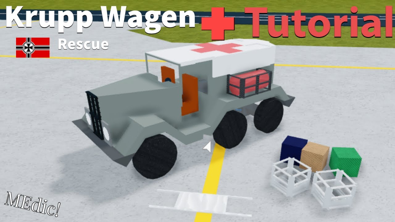 Rescue German KruppWagen Tutorial Roblox Plane Crazy - YouTube