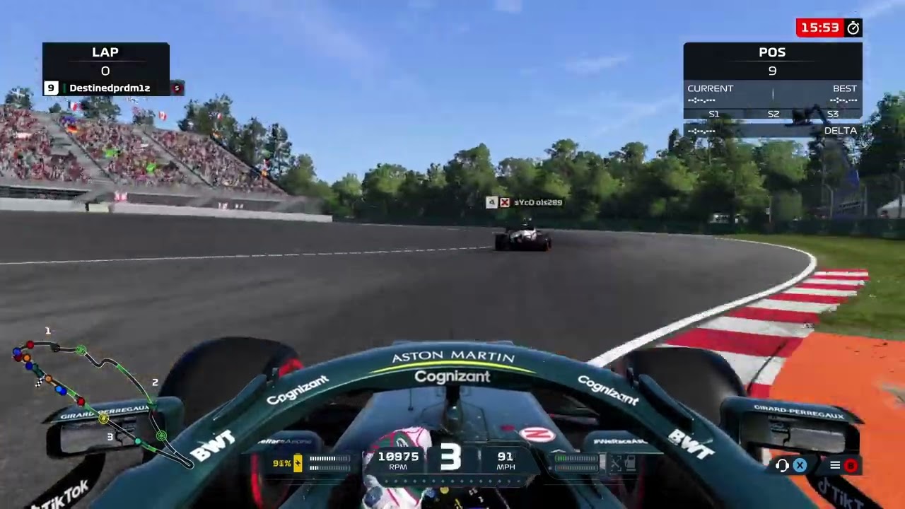 F1 car Explodes during qualifying in League Race - YouTube