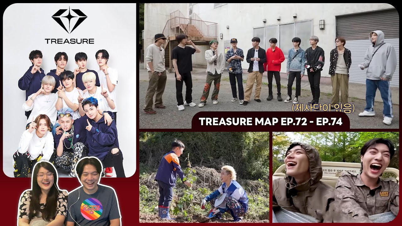 REACTION | TREASURE - [TREASURE MAP] SS3 EP.72 - EP.74 #ชวนเธอมารีแอค - YouTube