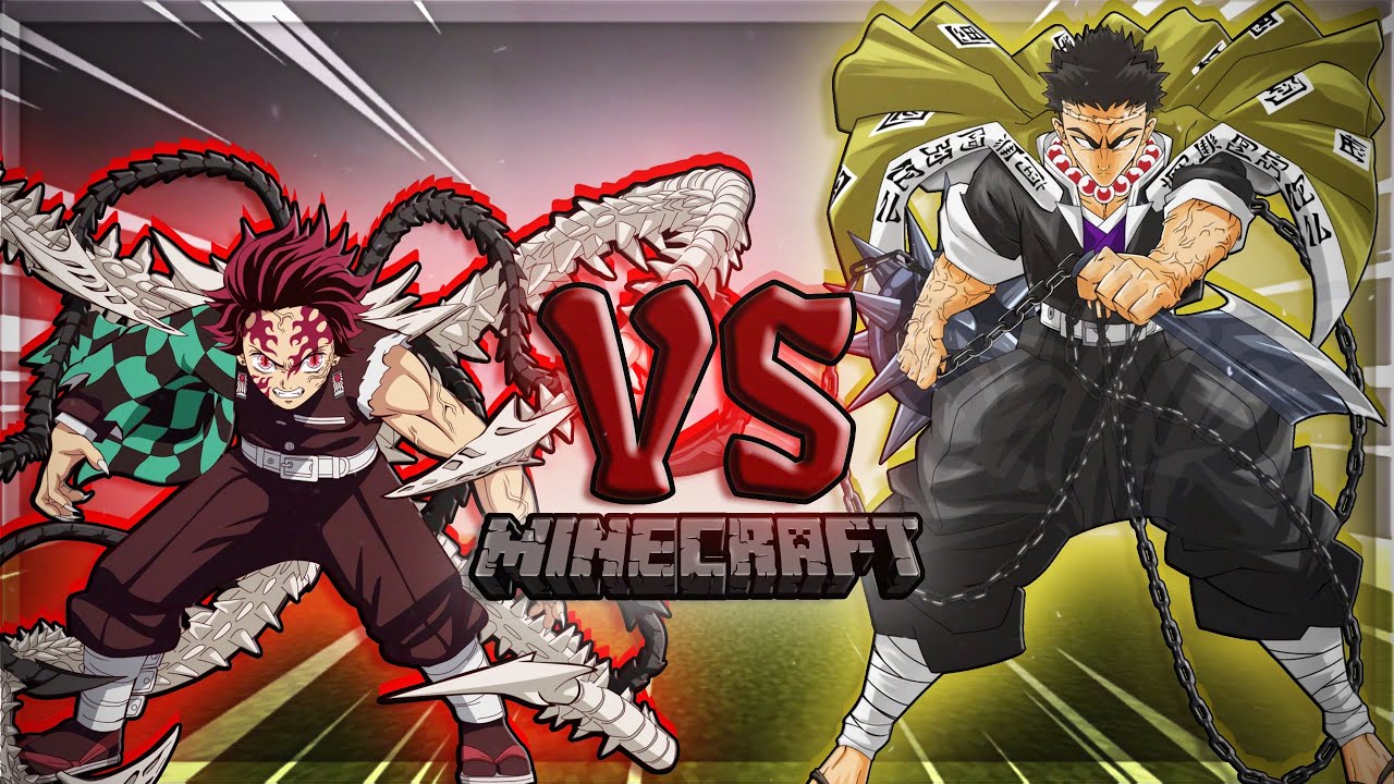 DKT VS Gyomei (Minecraft) - YouTube