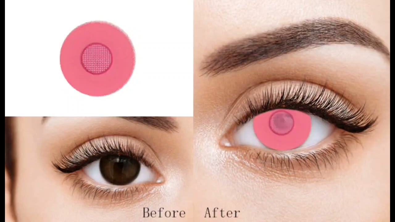 copper vision color contacts - YouTube