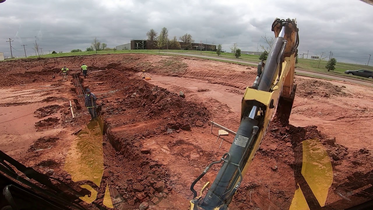 Another rock job. #digginok #backhoeman #backhoe - YouTube