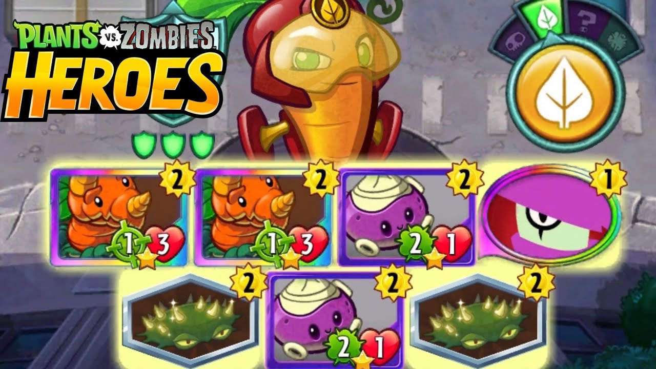 PvZ Heroes Random Battle #008 - Root vs Pirate - YouTube