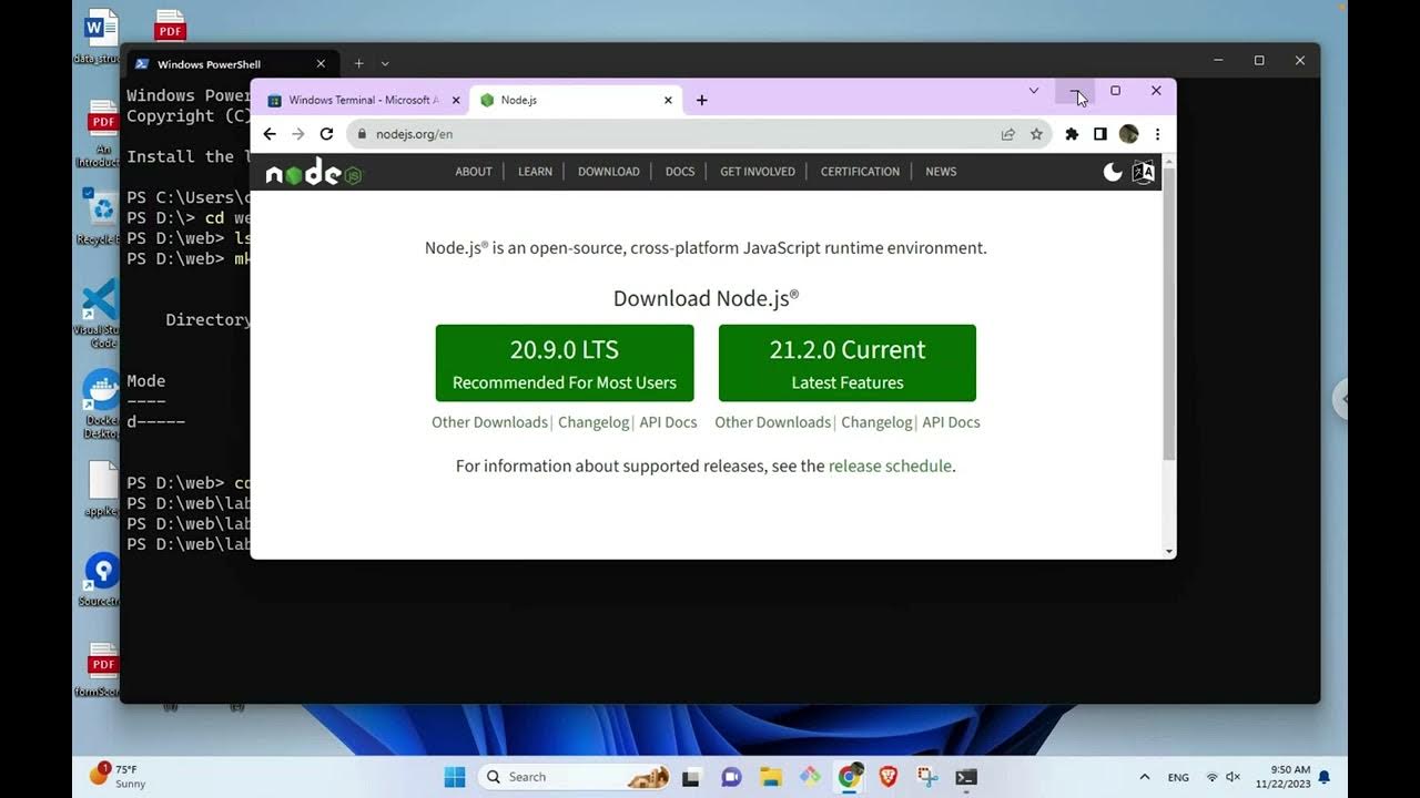 lab01: Hello world typescript - YouTube