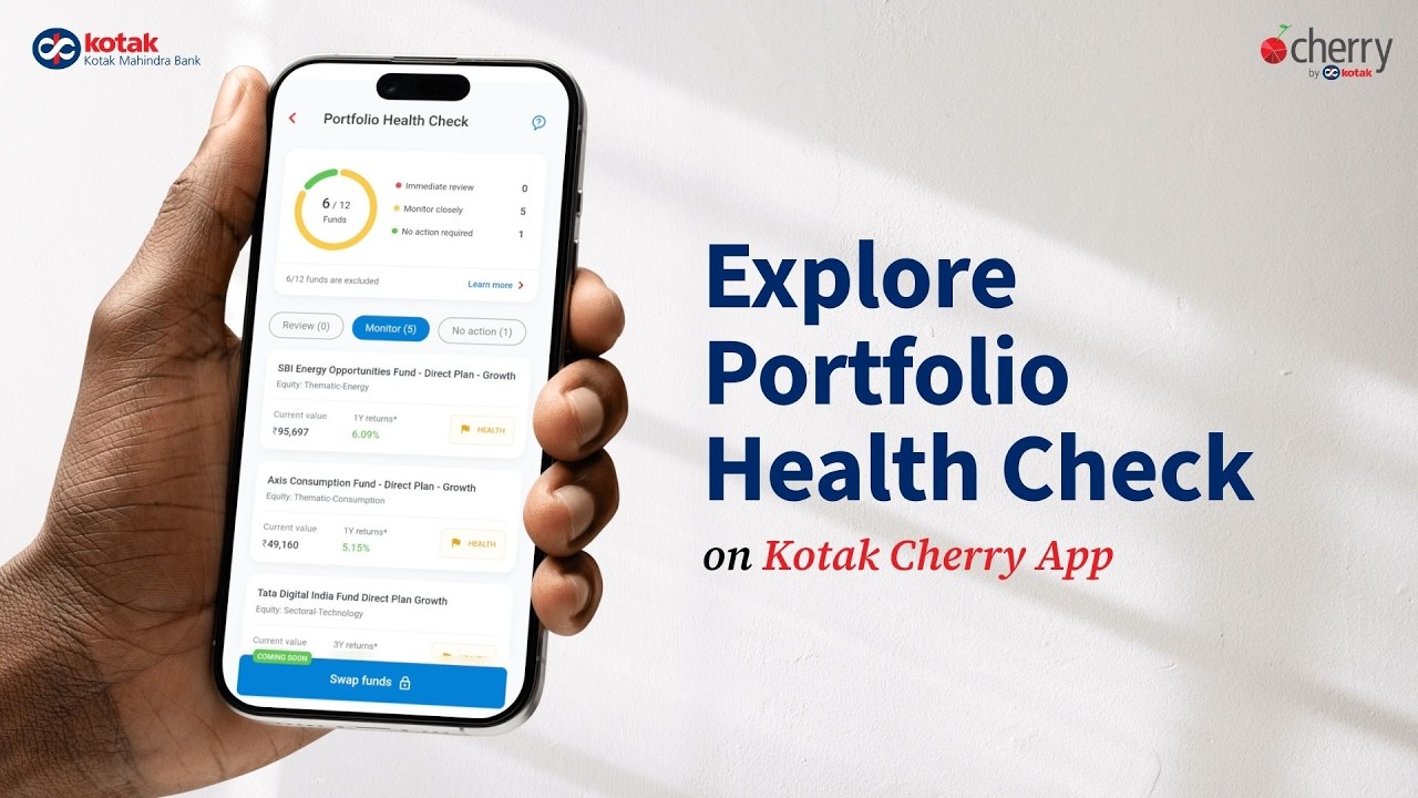 Explore Portfolio Health Check Feature | Kotak Cherry - YouTube