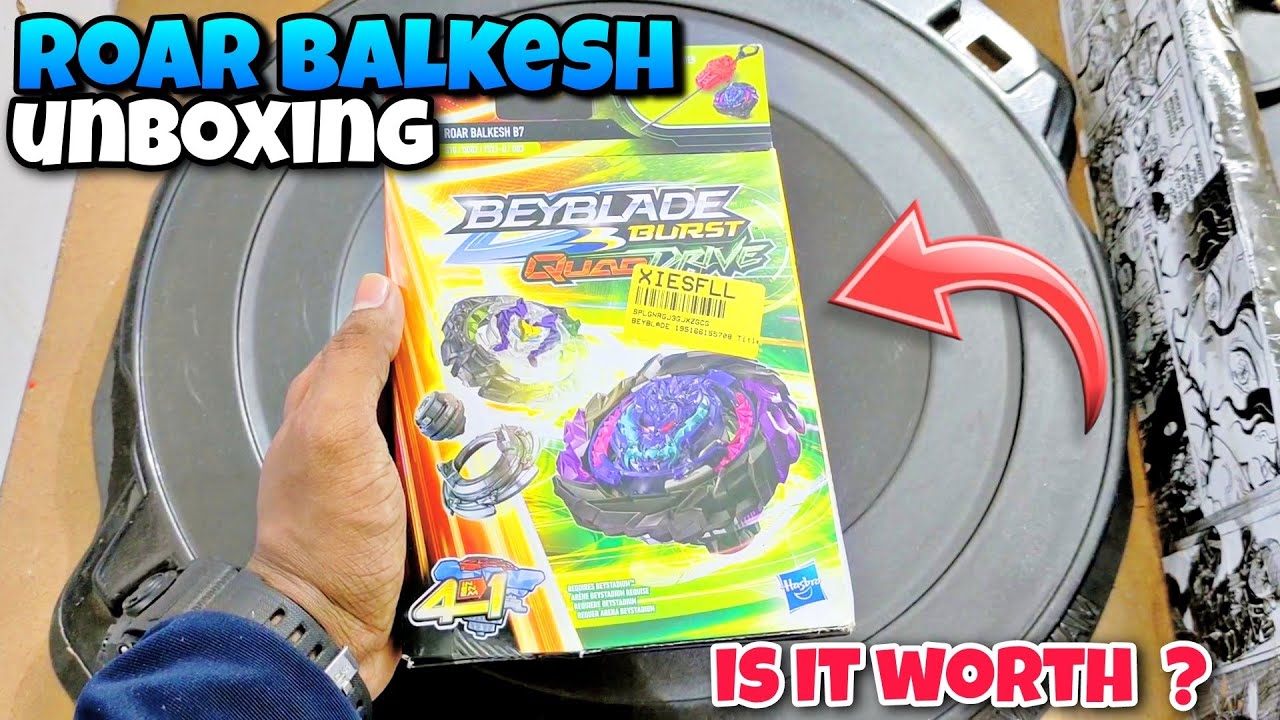 Roar balkesh beyblade unboxing and review | pocket toon - YouTube
