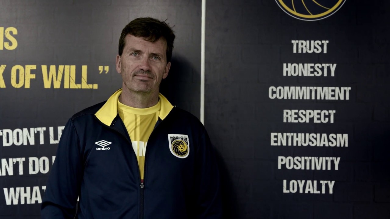 Mariners Head Coach Mike Mulvey on living in Gosford - YouTube