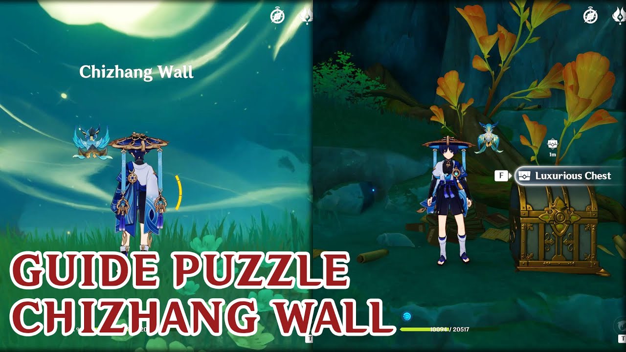 Chizhang Wall Puzzle Full Guide | Genshin Impact - YouTube