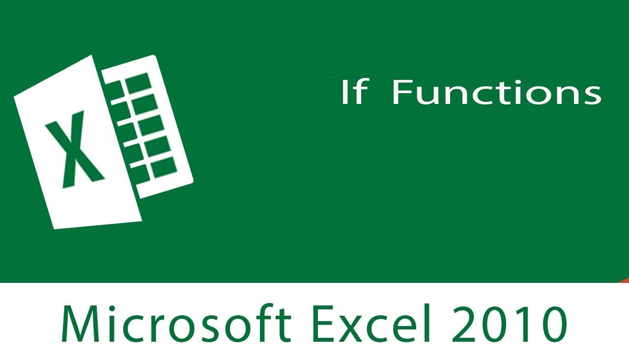 Excel If Functions Application And Usage YouTube Excel If Functions Application And Usage YouTube